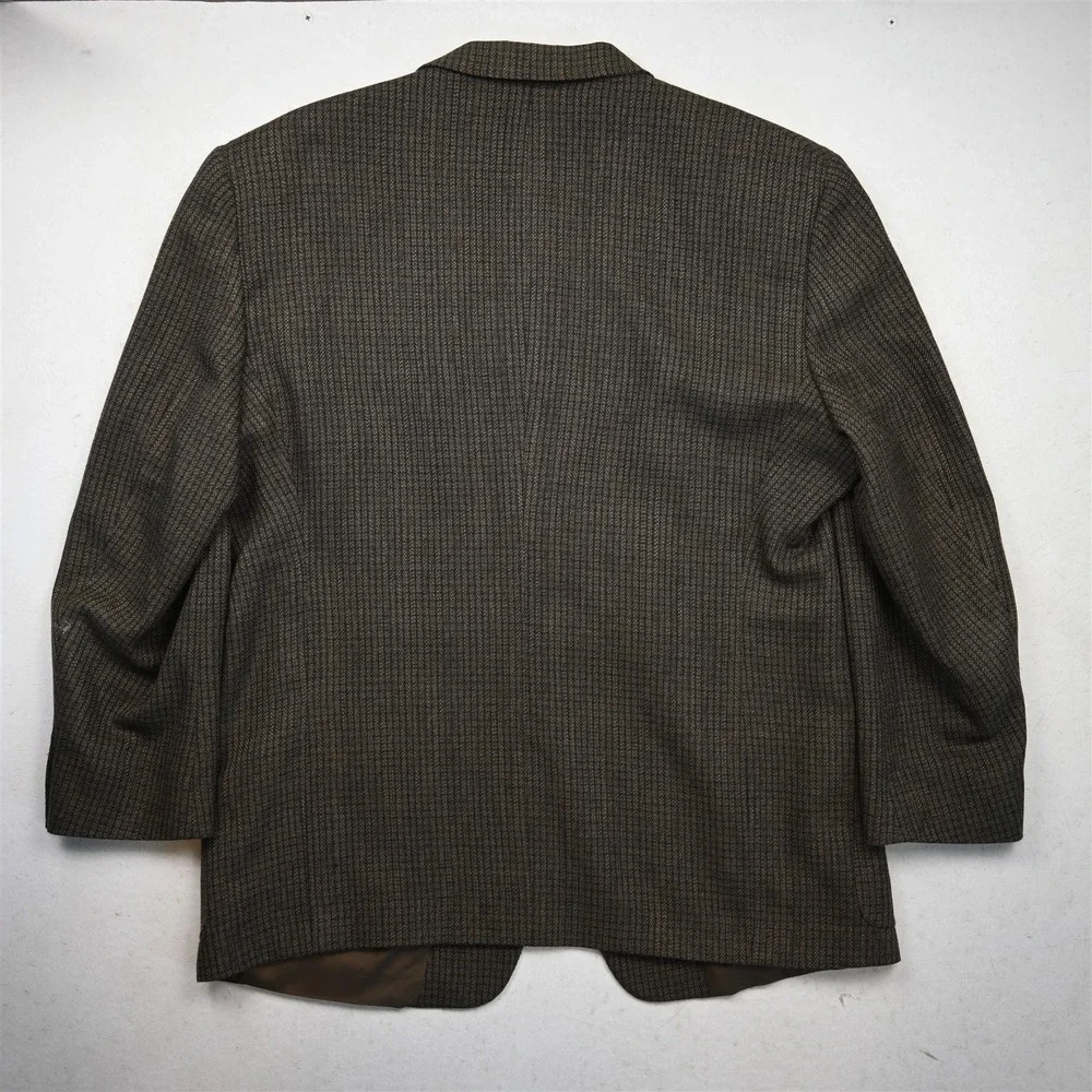Hart Schaffner Marx | Suits & Blazers | Vtg Hart Marx 46r Brown 3 Roll ...